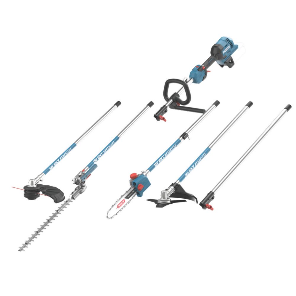 Erbauer ERT1029GMT 36V Li-Ion EXT Brushless Cordless Garden Multi-tool ...