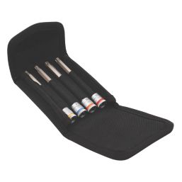 Wera 8767 A TORX HF 1 Zyklop 1/4" Drive Bit Socket Set 4 Pieces - Screwfix