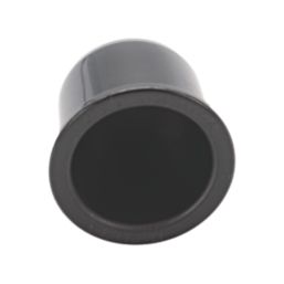 FloPlast Push-Fit Socket Plug Black 32mm - Screwfix