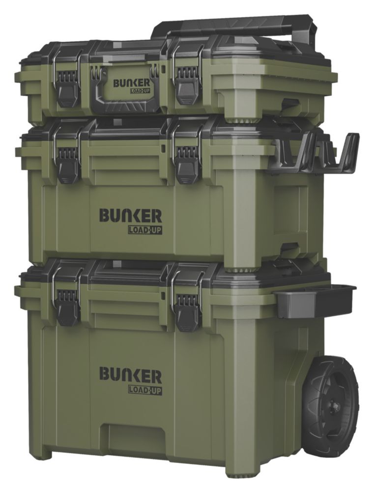 Bunker Load-Up 9 Piece Stacking Storage System - Screwfix
