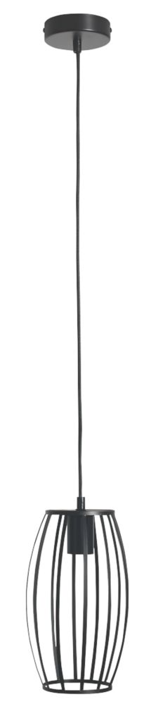 4lite Decorative Pendant Cage Black | Pendant Lights | Screwfix.com