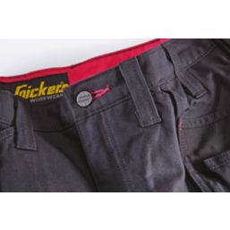 Snickers Holster Womens Trousers Black Size 12 31" L - Screwfix