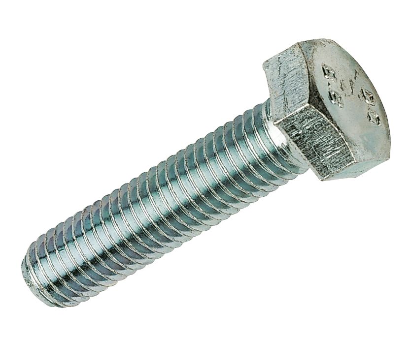 Easyfix BZP Steel Set Screws M12 x 75mm 50 Pack - Screwfix