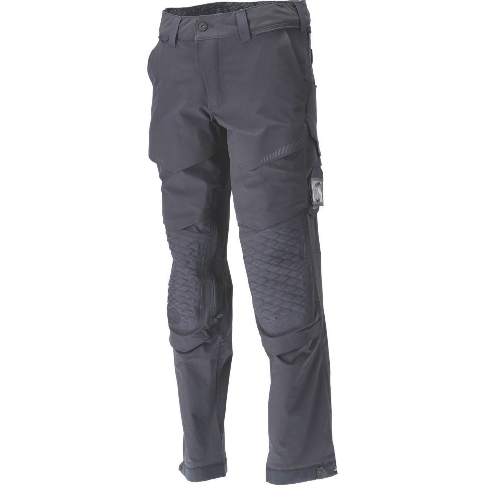 Mascot Customized Work Trousers Dark Navy 30.5" W 32" L - Screwfix