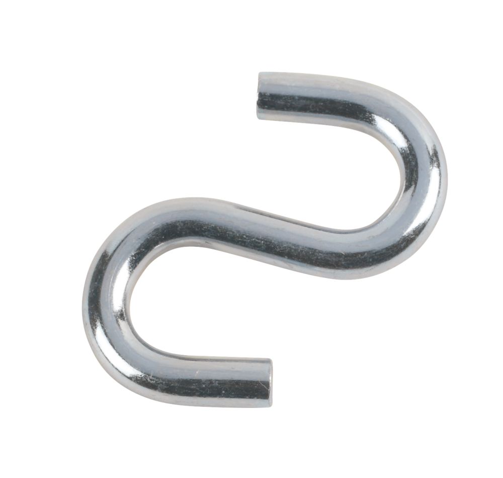 Hardware Solutions Storage Hooks Chrome-Plated 50 x 10 Pack - Screwfix