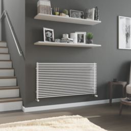 Ximax Aurora 600mm x 1200mm 3481BTU White Horizontal Designer Radiator ...