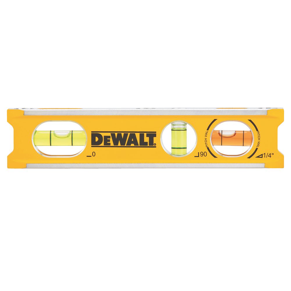 DeWalt Billet Torpedo Level 6 1/2" (165mm) | Spirit Levels | Screwfix.com