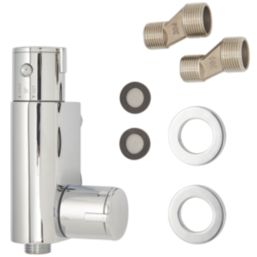 Highlife Bathrooms ASP Exposed Single Outlet Thermostatic Chrome ...