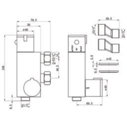 Highlife Bathrooms ASP Exposed Single Outlet Thermostatic Chrome ...