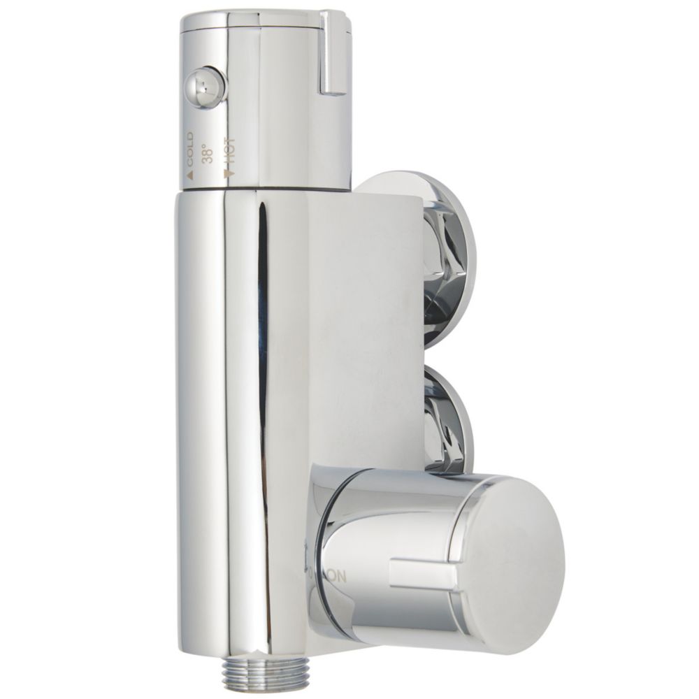 Highlife Bathrooms ASP Exposed Single Outlet Thermostatic Chrome ...