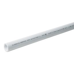 Flomasta Push-Fit PB Layflat Pipe 28mm x 25m White - Screwfix
