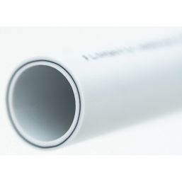 Flomasta Push-Fit PB Layflat Pipe 28mm x 25m White - Screwfix