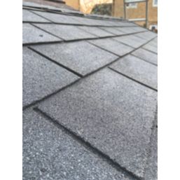 Roof Pro Grey Square Bitumen Roof Shingles 1m x 340mm 16 Pack - Screwfix