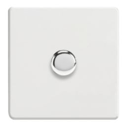 Varilight V-Pro 1-Gang 2-Way LED Dimmer Switch Ice White - Screwfix