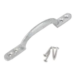 GateMate Classic Door-Gate Handle Matt Silver - Screwfix