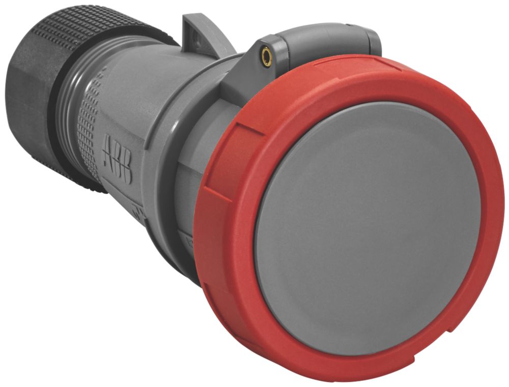 ABB 32A 3P+E Straight Connector 415V - Screwfix