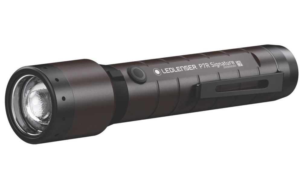 LEDlenser P7R Signature Rechargeable LED Hand Torch Black 1200lm ...