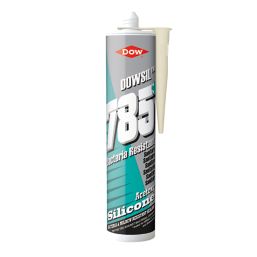 Dow 785+ Sanitary Silicone Sealant Jasmine 310ml - Screwfix