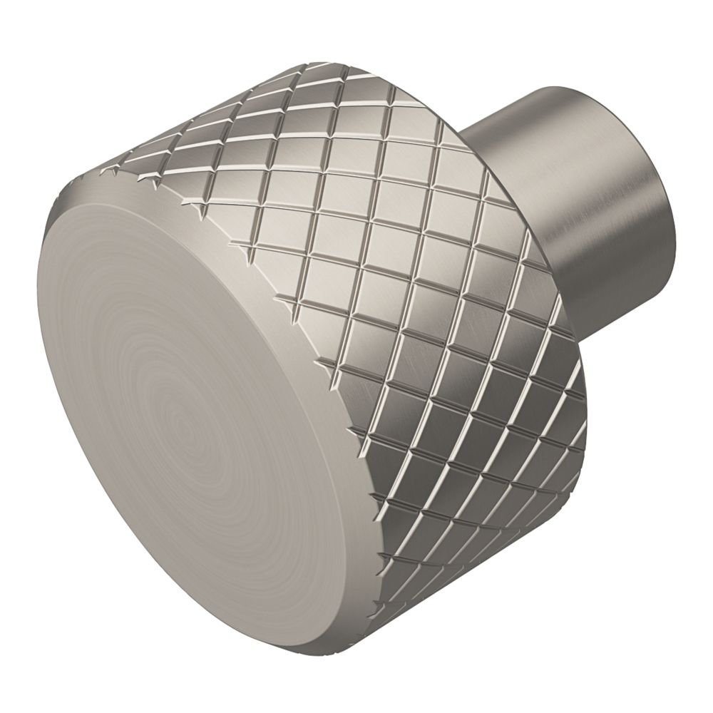 Smith & Locke Damgan Cabinet Knob Satin Nickel 25mm - Screwfix