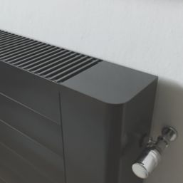 Ximax 600mm x 880mm 3184BTU Black Type 22 LST Convector Radiator - Screwfix