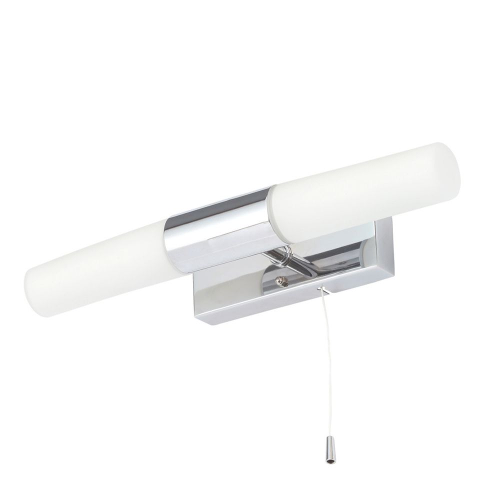 Spa Aries 360mm Bathroom Wall Light Chrome - Screwfix
