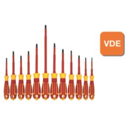 Magnusson Mixed VDE Screwdriver Set 12 Pcs - Screwfix