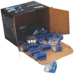 Ideal 41A 3-Way Push-Wire Connectors 30 Pack - Screwfix