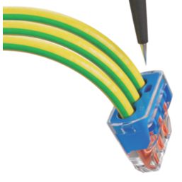 Ideal 41A 3-Way Push-Wire Connectors 30 Pack - Screwfix