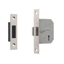 Smith & Locke Fire Rated 3 Lever Chrome Deadlock 65mm Case - 44mm ...