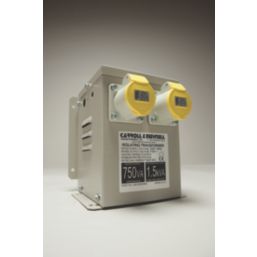 Carroll & Meynell 1500VA Intermittent Step-Down Isolation Transformer ...