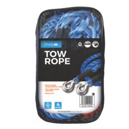 Simply Auto 2000 kg Tow Rope 4m - Screwfix