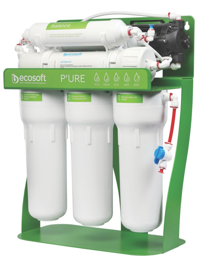 BWT Ecosoft Reverse Osmosis Water Filter System 4.5bar - Screwfix