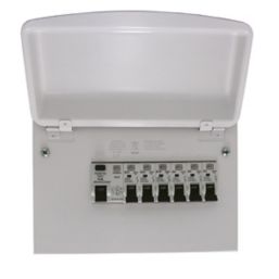 MK Sentry 8-Module 8-Way Populated High Integrity RCD Incomer Consumer ...