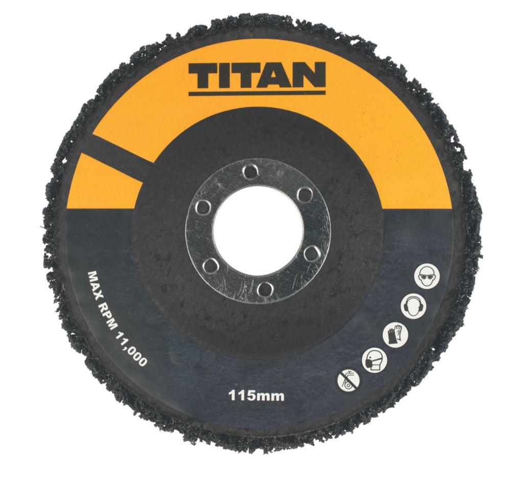 Titan MT_PREPWH_001C Multi-Material Preparation Wheel 115mm (4.53") x 22.23mm - Screwfix