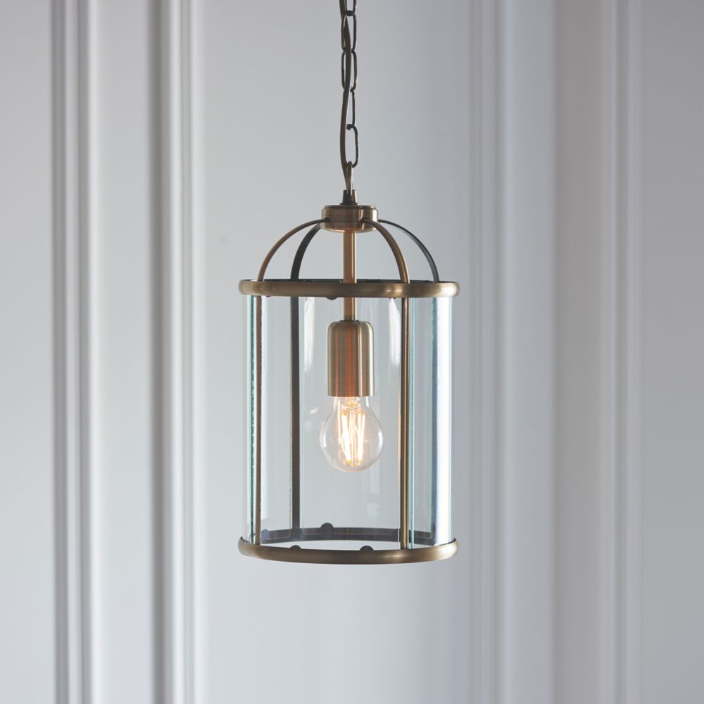 Quay Design Liberty 1-Light Pendant Antique Brass | Pendant Lights ...
