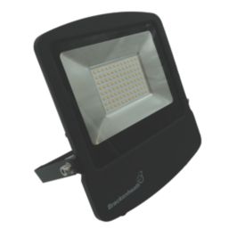 Brackenheath Outdoor LED Floodlight Black 70W 7700lm - Screwfix