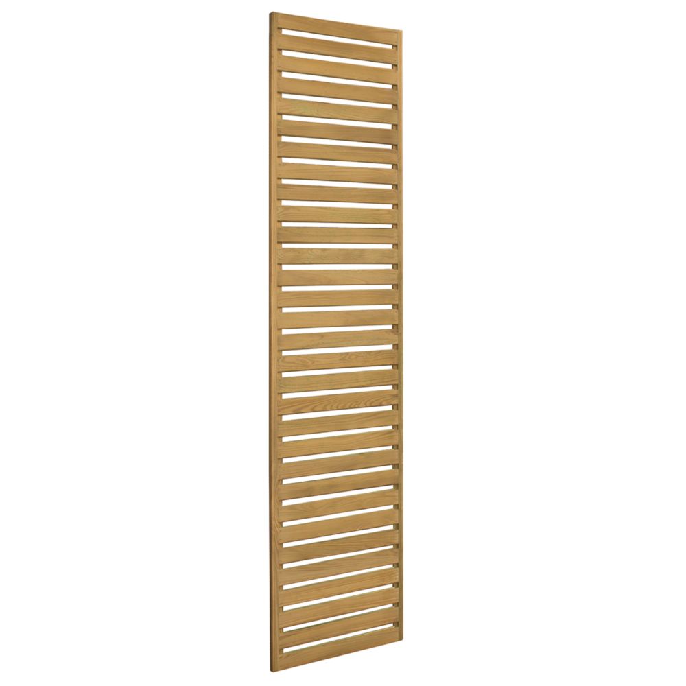 Forest Softwood Rectangular Slatted Trellis 1' x 6' 6 Pack - Screwfix