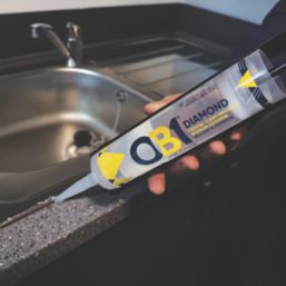 OB1 Diamond Crystal Clear Universal Sealant & Adhesive Transparent ...