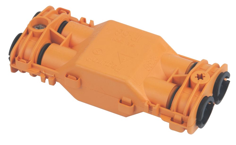 Hylec 4-Entry IP68 Gel Connector Black - Screwfix