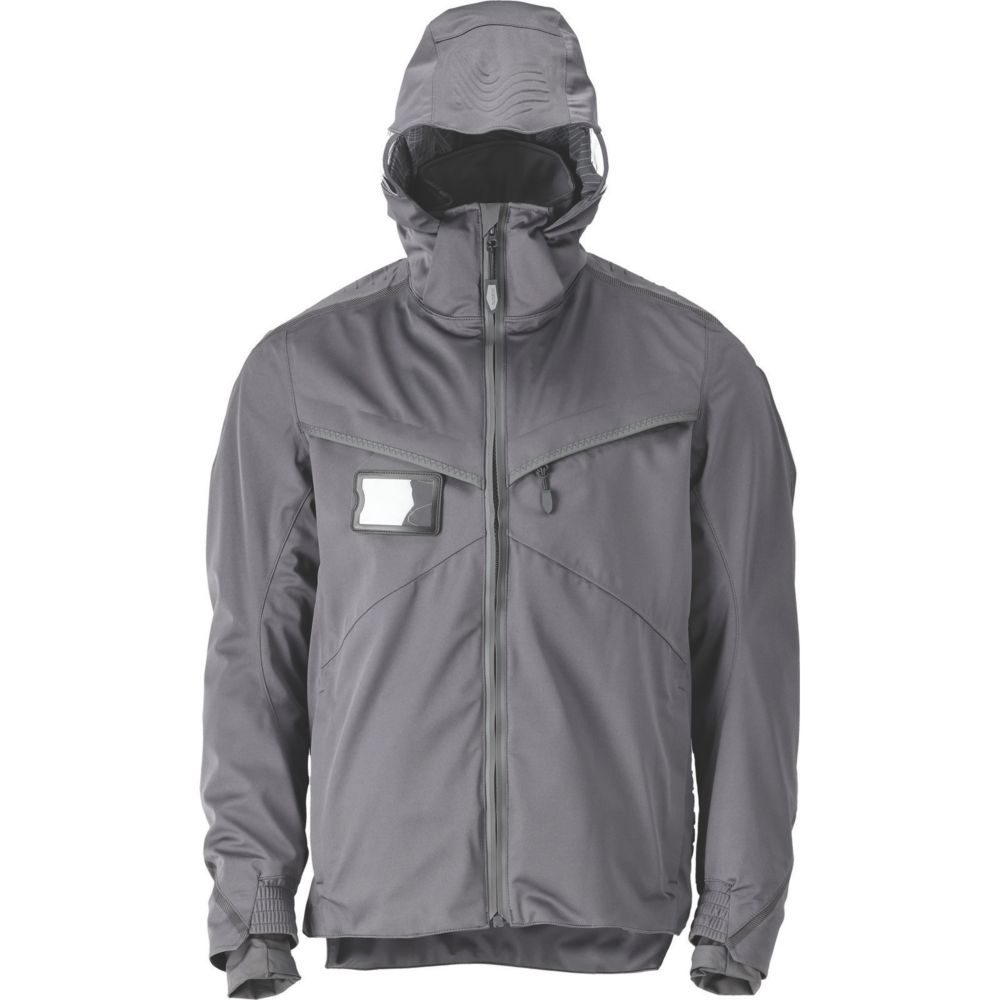 Mascot Customized Outer Shell Jacket Stone Grey Medium 39.5" Chest ...