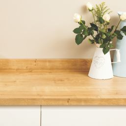 Wilsonart Mountain Oak Laminate Kitchen Worktop 3000mm x 600mm x 38mm ...