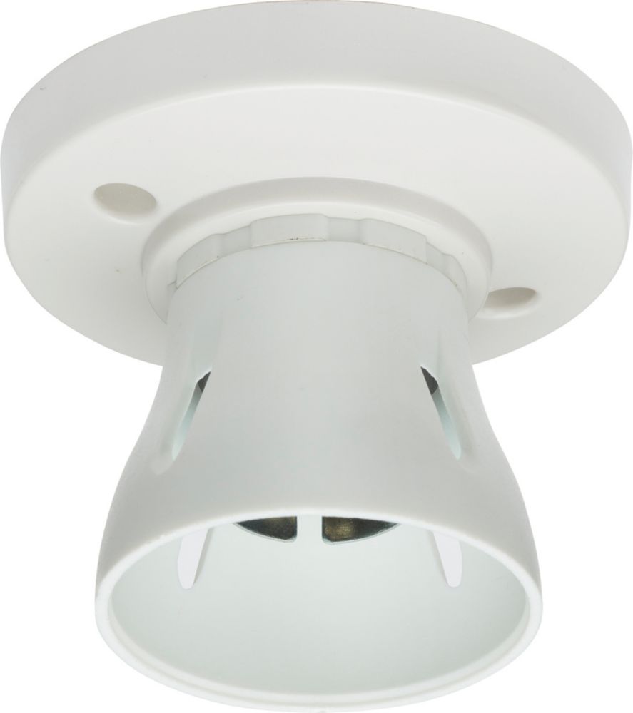 Knightsbridge Straight HO Batten Lampholder Skirt Light Fitting B22 2. ...