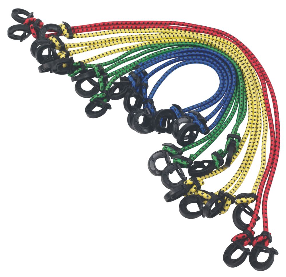 Adjustable Bungee Set 450-900 x 8mm 14 Piece Set | Bungee Cords ...
