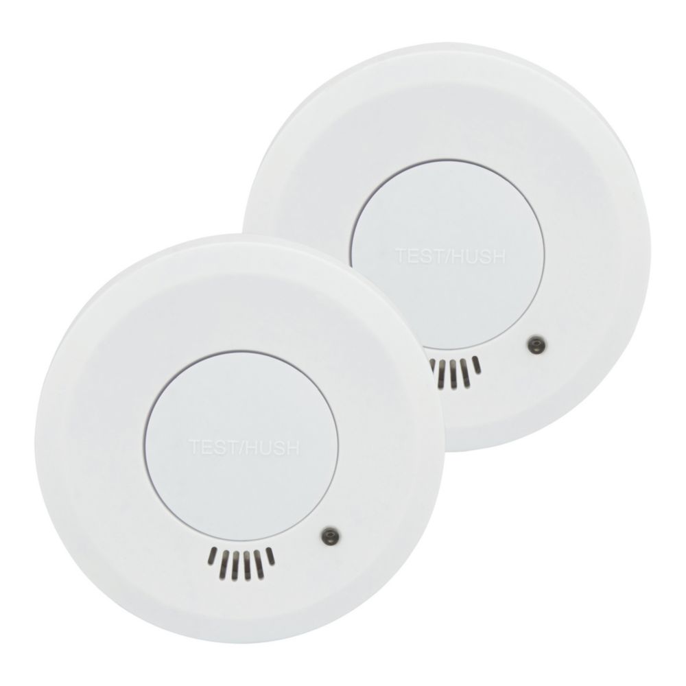 Smith & Locke KD-129H Battery Standalone Smoke Alarms 2 Pack - Screwfix