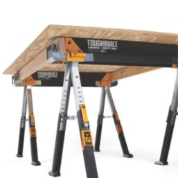 Toughbuilt TB-C700-2 Sawhorse 900mm 2 Pack - Screwfix
