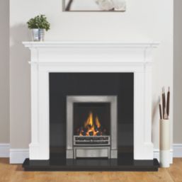 Focal Point Montana Fire Surround White 1212mm x 1041mm - Screwfix