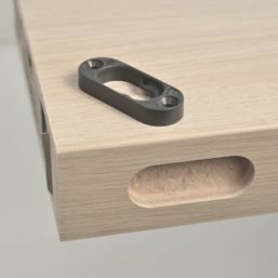 Button-Fix Type 1 Fully Rebated Panel Fixings Set Charcoal Black & Lime ...