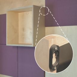 Button-Fix Type 1 Fully Rebated Panel Fixings Set Charcoal Black & Lime ...