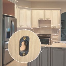 Button-Fix Type 1 Fully Rebated Panel Fixings Set Charcoal Black & Lime ...