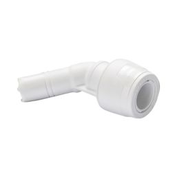 Hep2O Plastic Push-Fit Equal 45° Keyless Stem Elbow 15mm - Screwfix